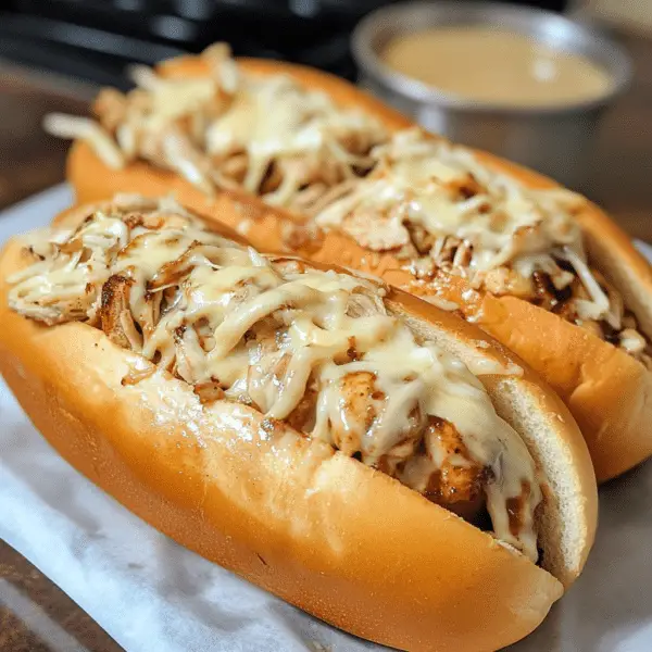 White BBQ Chicken Subs
