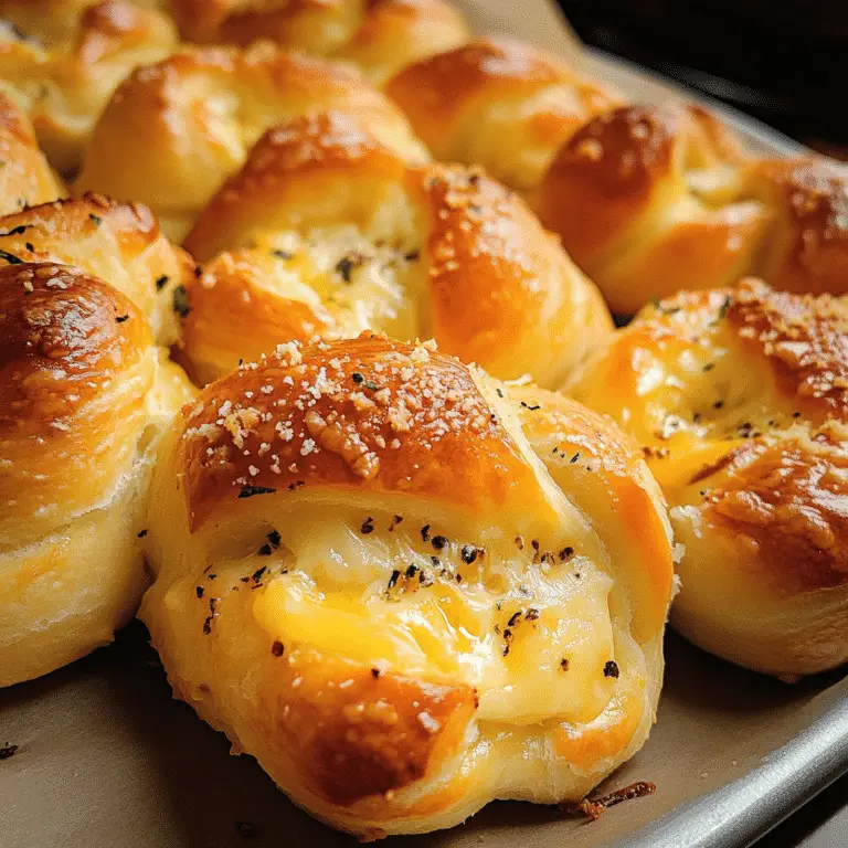 Cheese-Filled Garlic Knots