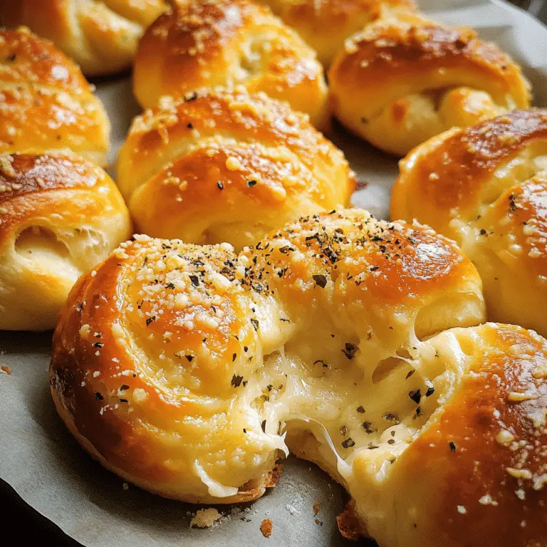 Cheese-Filled Garlic Knots