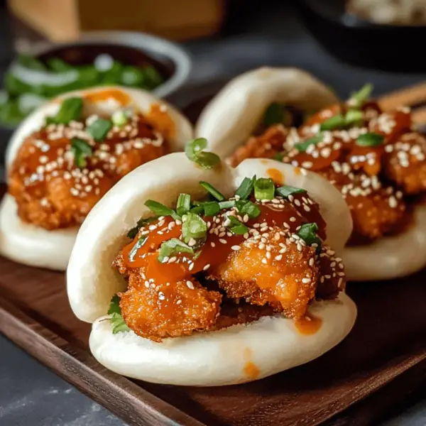 Korean Fried Chicken Bao Buns